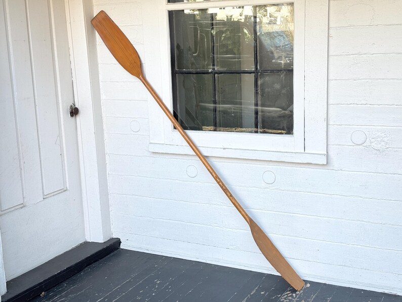 Kayak Paddle ~ 79" Double Ended Wooden Paddle ~ Double Headed Wooden ...