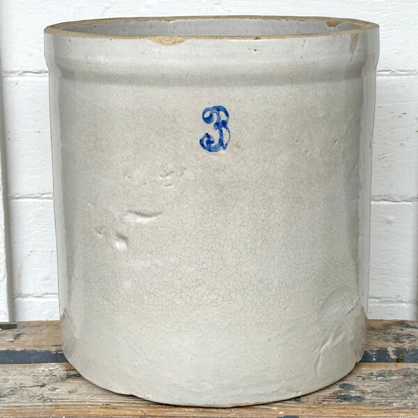 Large Antique Crock - Etsy