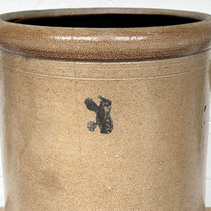 Antique Crock ~ 3 Gallon Crock ~ 1800s Salt Glazed Crock ~ Great Patina ...