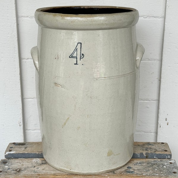 Large Antique Crock - Etsy