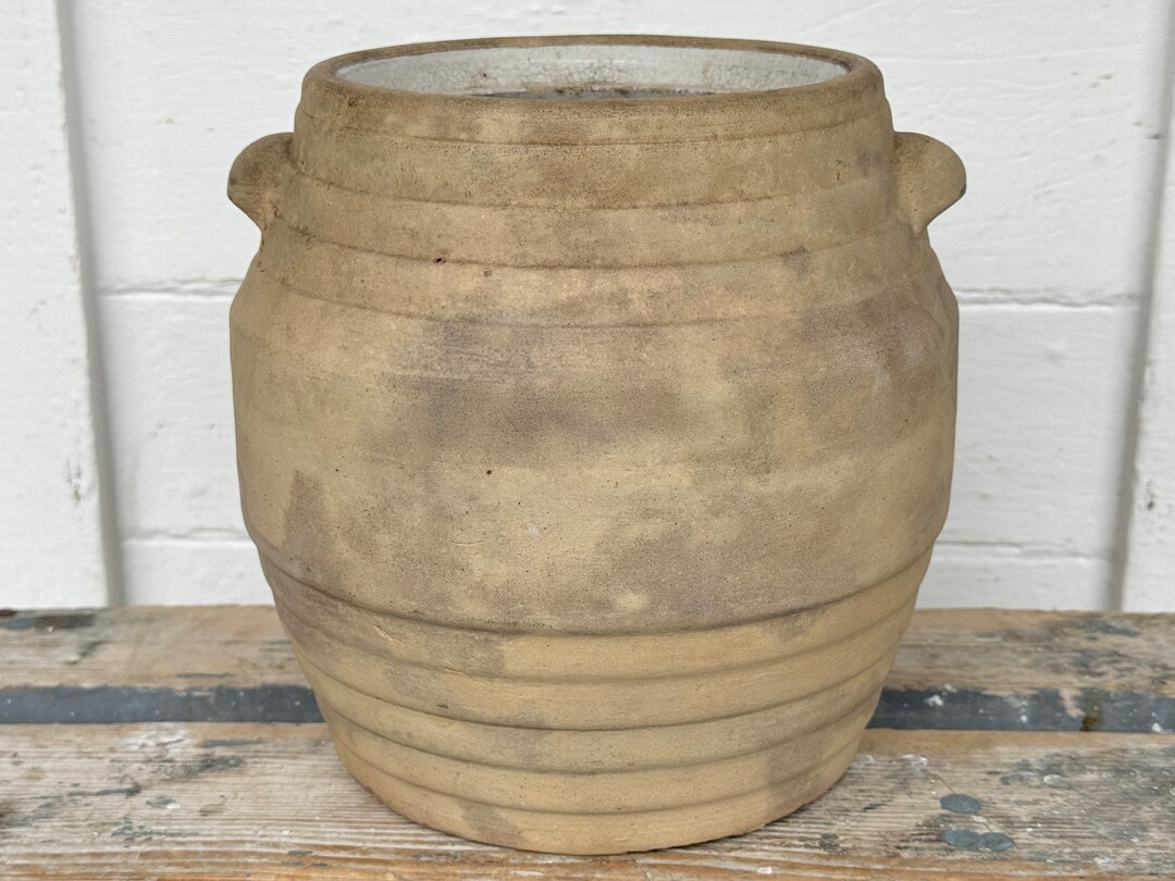 Red Wing Stoneware Crock ~ Rare Unglazed Exterior & Glazed Interior ...