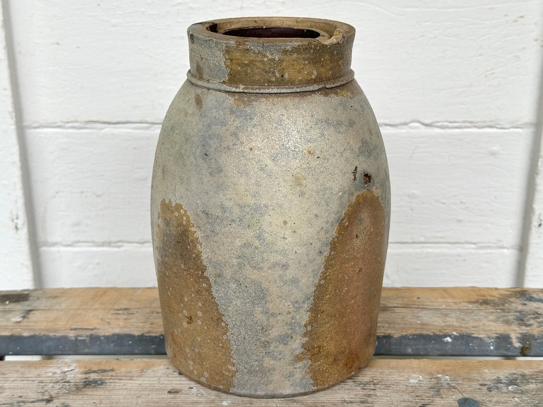 Antique Crock ~ Cool Old Canning Crock ~ Stoneware Crock ~ Farmhouse ...