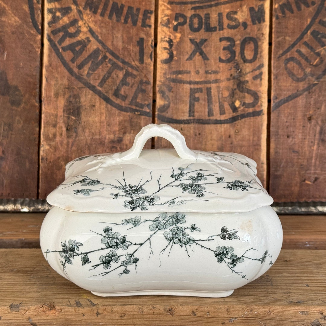 Antique Ironstone Dish ~ 1890s English ~ Turner's Tunstall ~ Antique ...