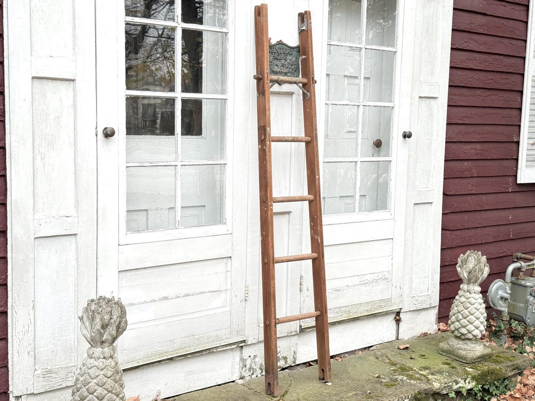Wood Ladder Authentic Stackable Wood Ladder From a Retired Painter ...