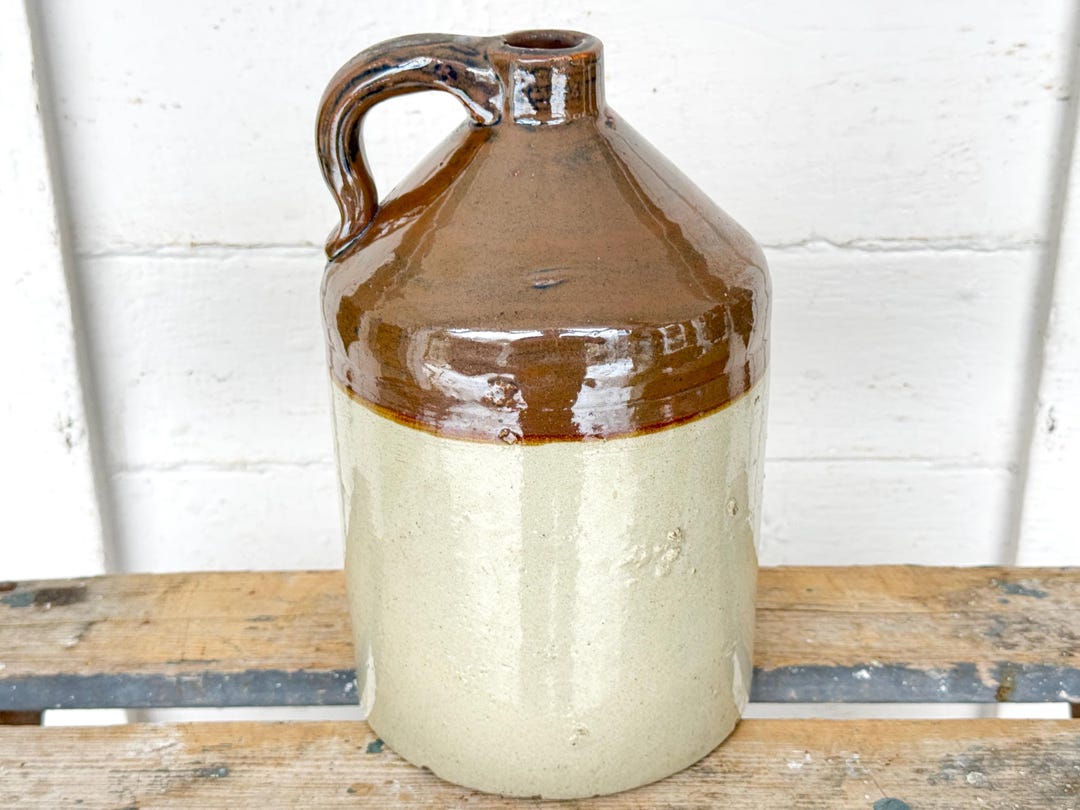 Antique 1/2 Gallon Jug ~ Rare Size ~ Half Gallon Stoneware Jug ...
