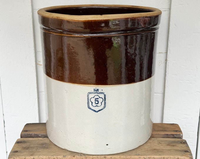 Antique Crock ~ Mccoy Crock ~ 5 Gallon Crock ~ Pickle Crocks ~ Nelson ...