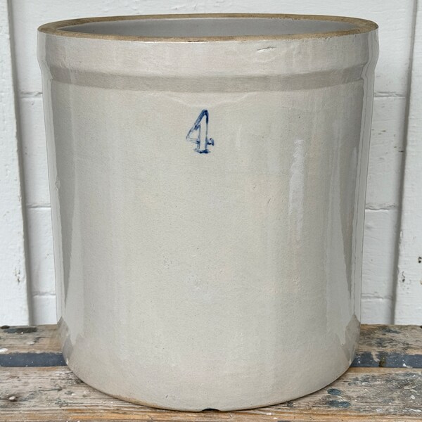 Large Antique Crock - Etsy