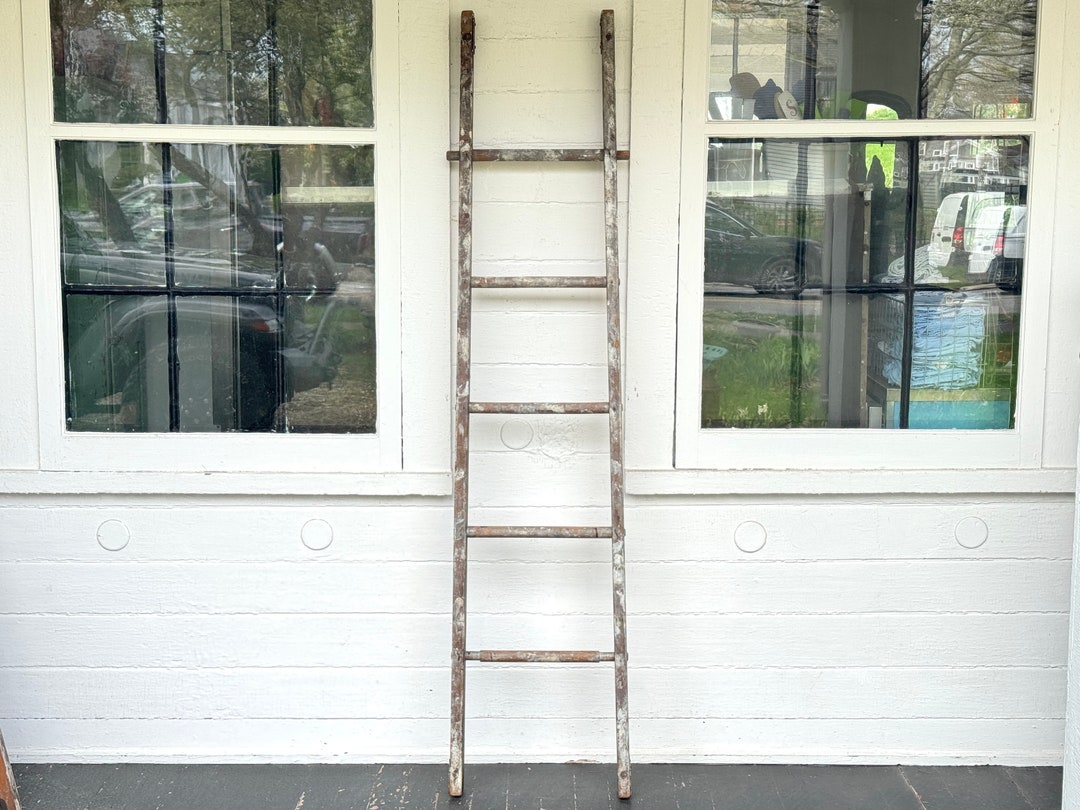 Wood Ladder Authentic Stackable Wood Ladder From a Retired Painter ...