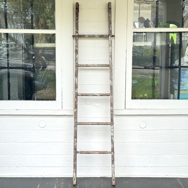 Antique Wood Ladder - Etsy