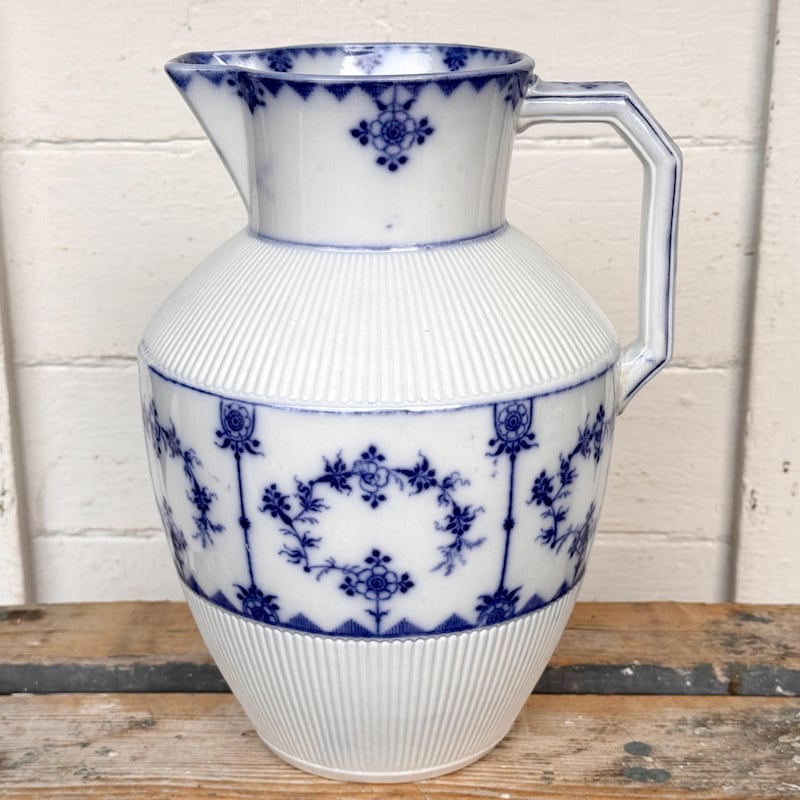 Flow Blue Pitcher - Etsy