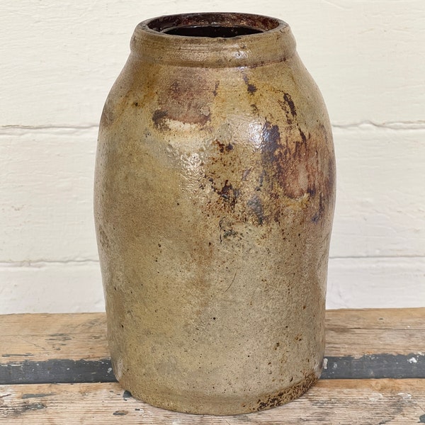 Antique Salt Glazed Crock - Etsy