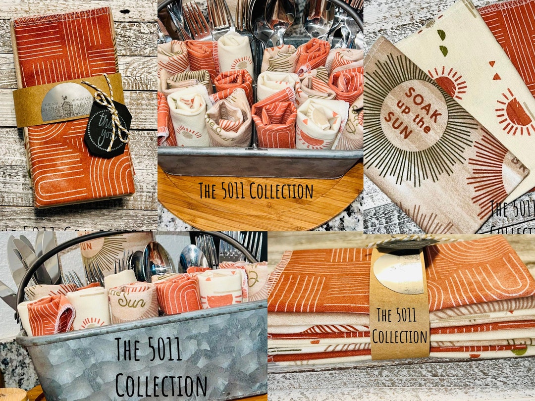 Sun / Rainbow / Paperless Napkin / 1 Ply / Zero Waste / - Etsy