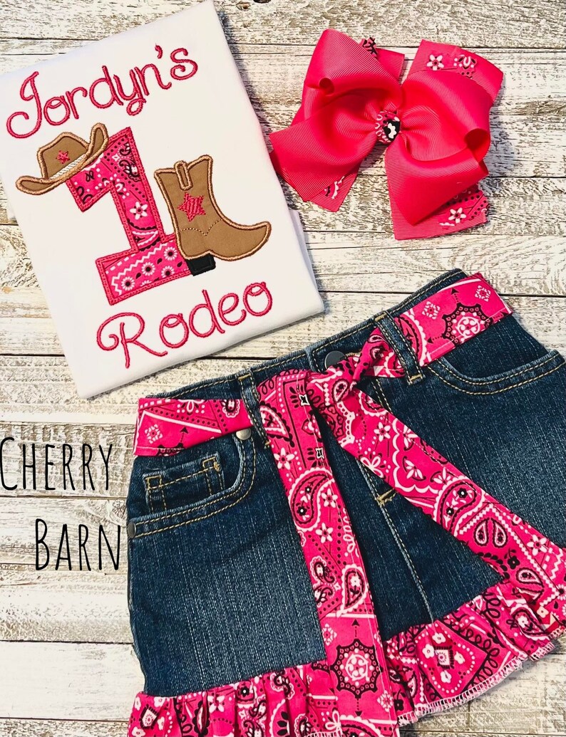 Hot Pink Cowgirl Birthday Shirt / Rodeo / Yee Haw / Wild West - Etsy