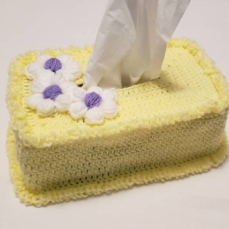 Crochet Tissue Box - Etsy