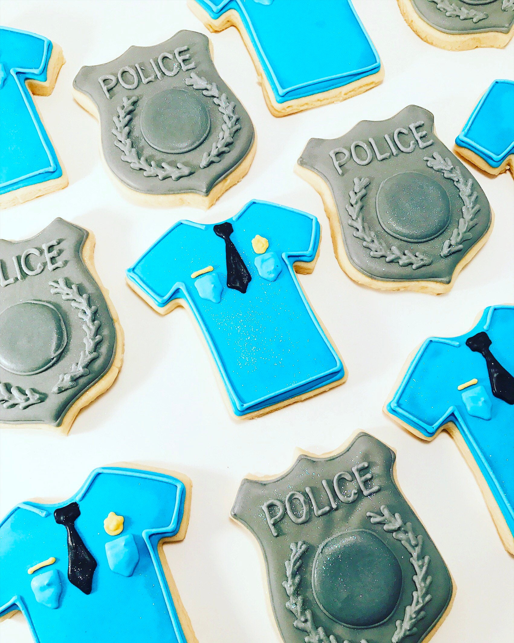 Police Custom Sugar Cookies! Priced per Dozen! - Etsy