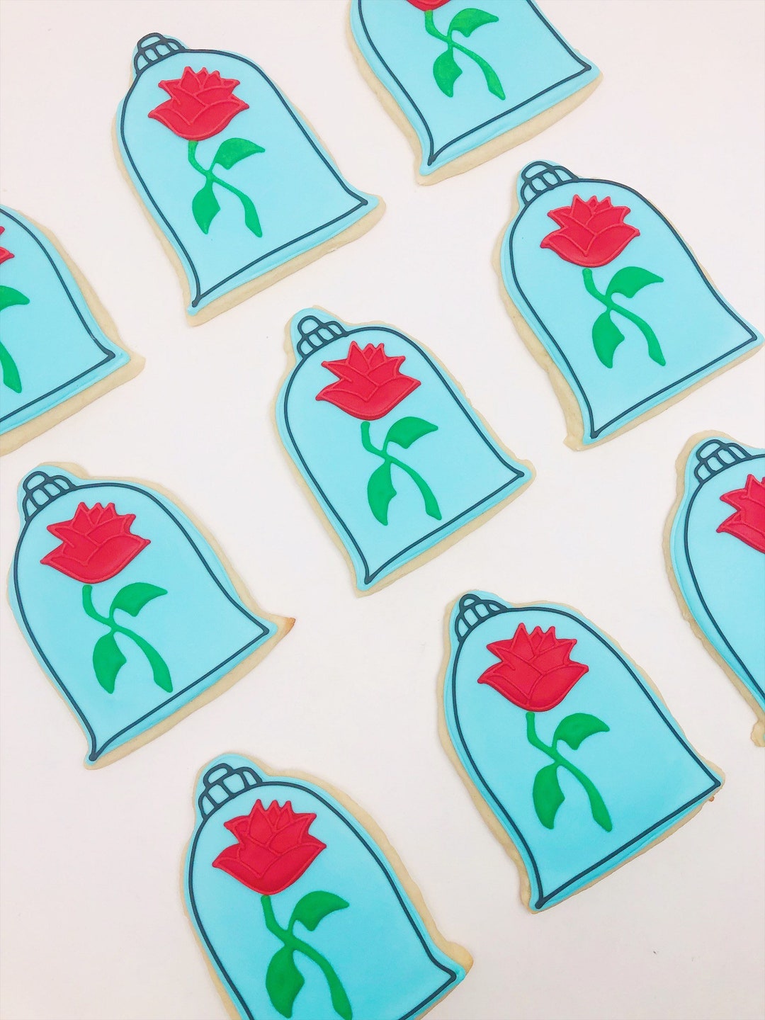 Beauty and the Beast Inspired Cookies - Etsy