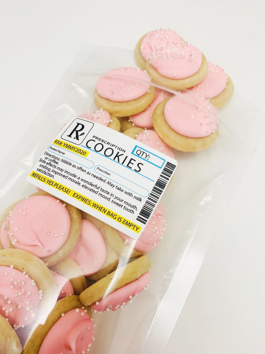 Prescription & Quarantine - Cookie Coins - Etsy