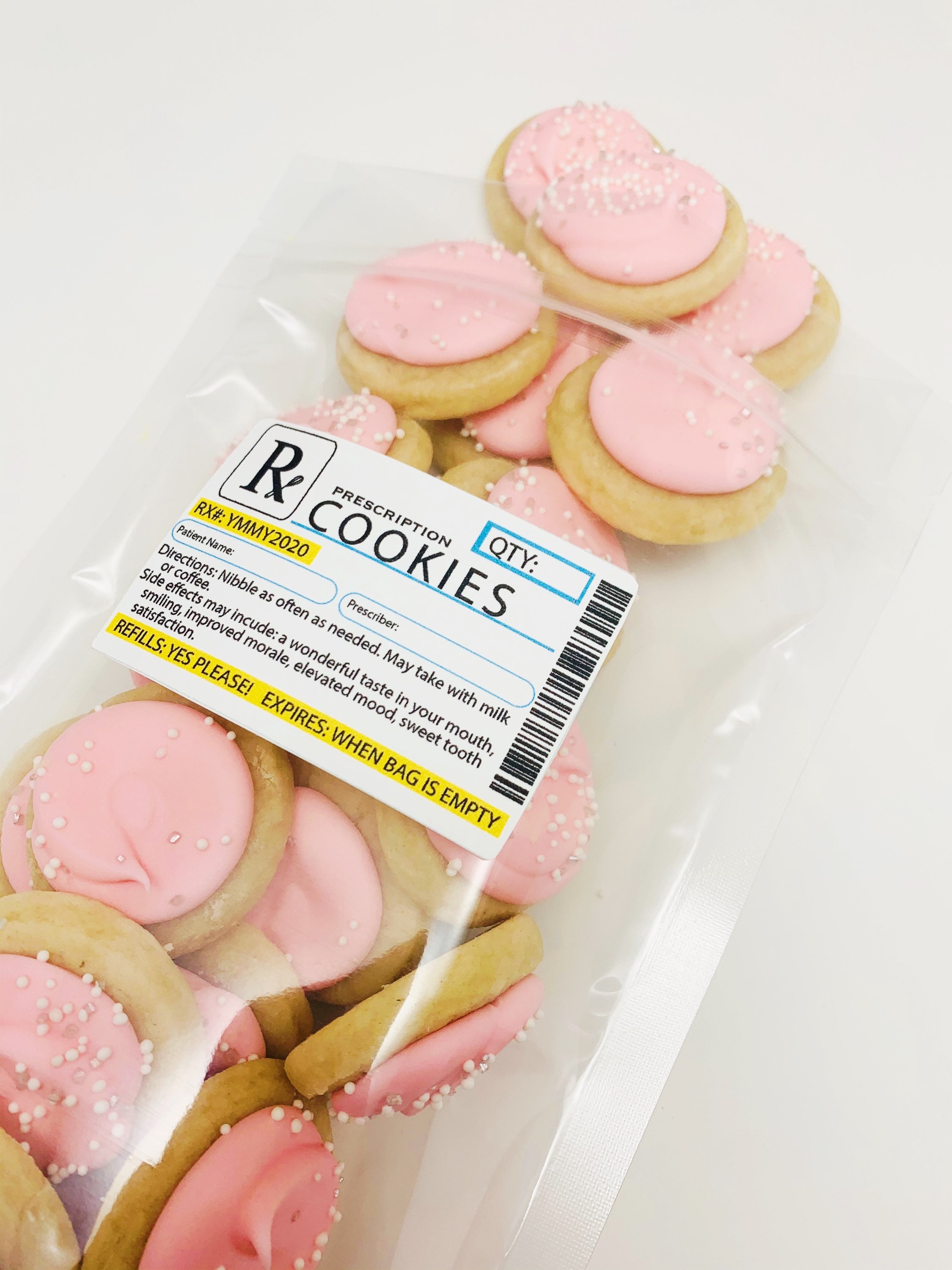 Prescription & Quarantine Cookie Coins | Etsy