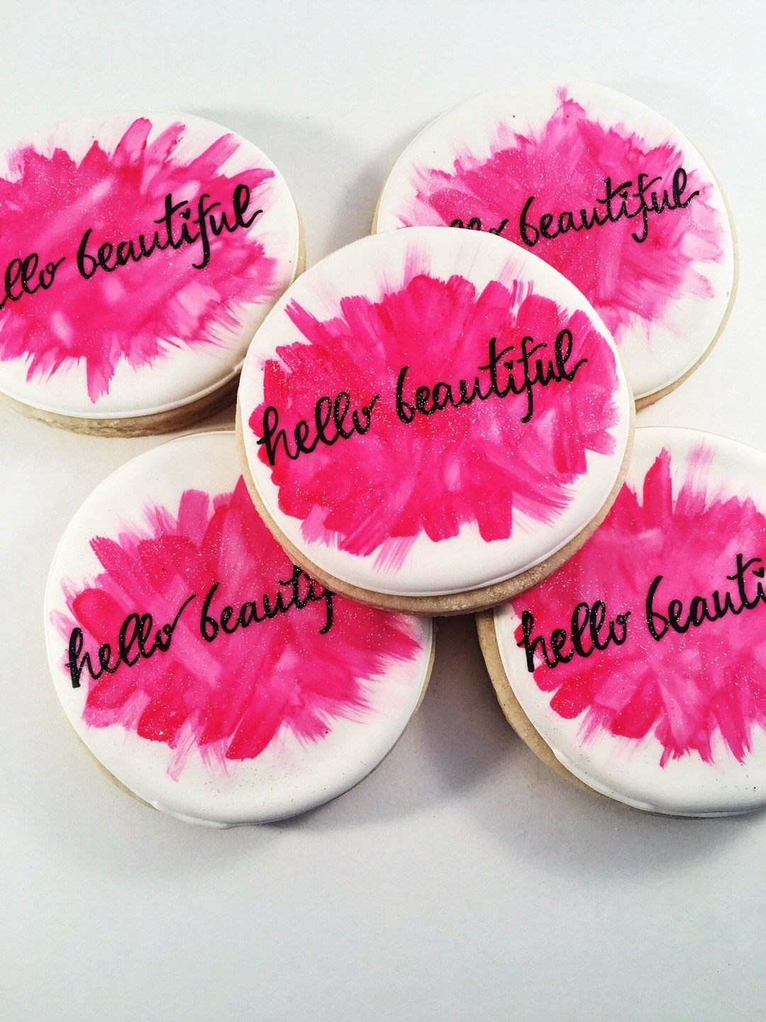 Hello Beautiful / Girls Night Custom Sugar Cookies ~ Priced per Dozen ...