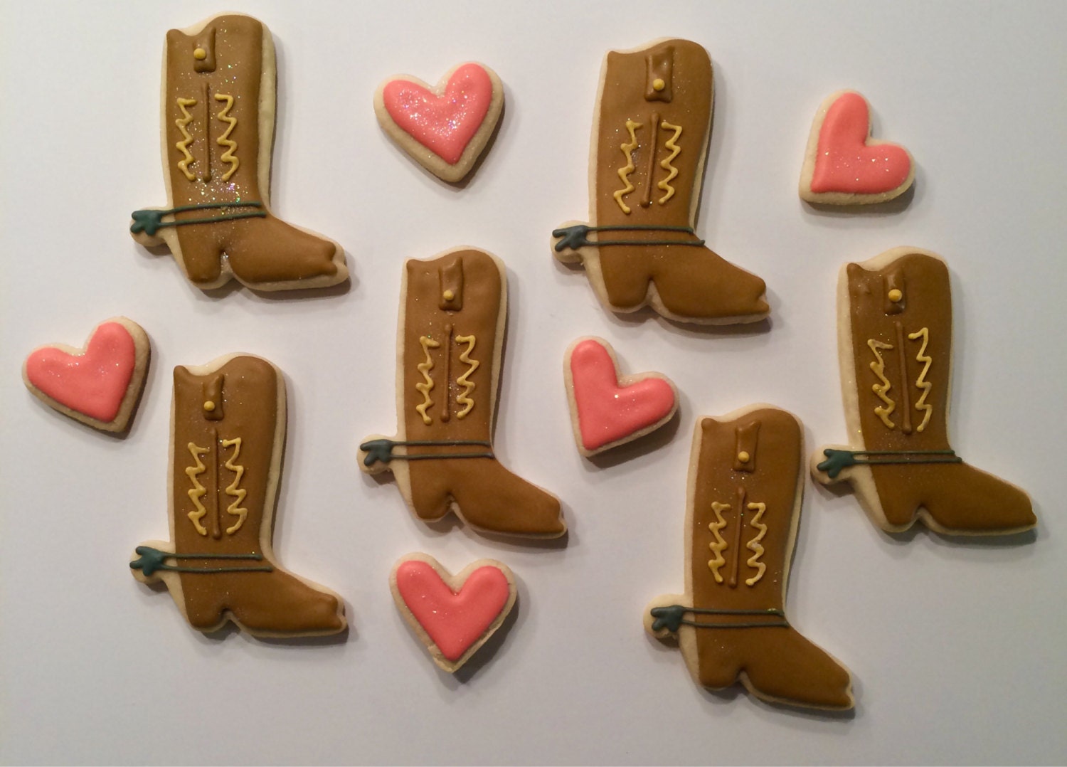 Cowboy Boot Cookie TWO DOZEN - Etsy