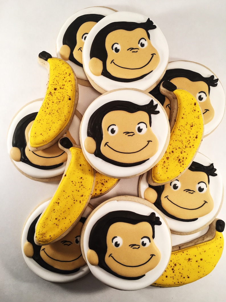 Curious George Inspired Cookies | Etsy