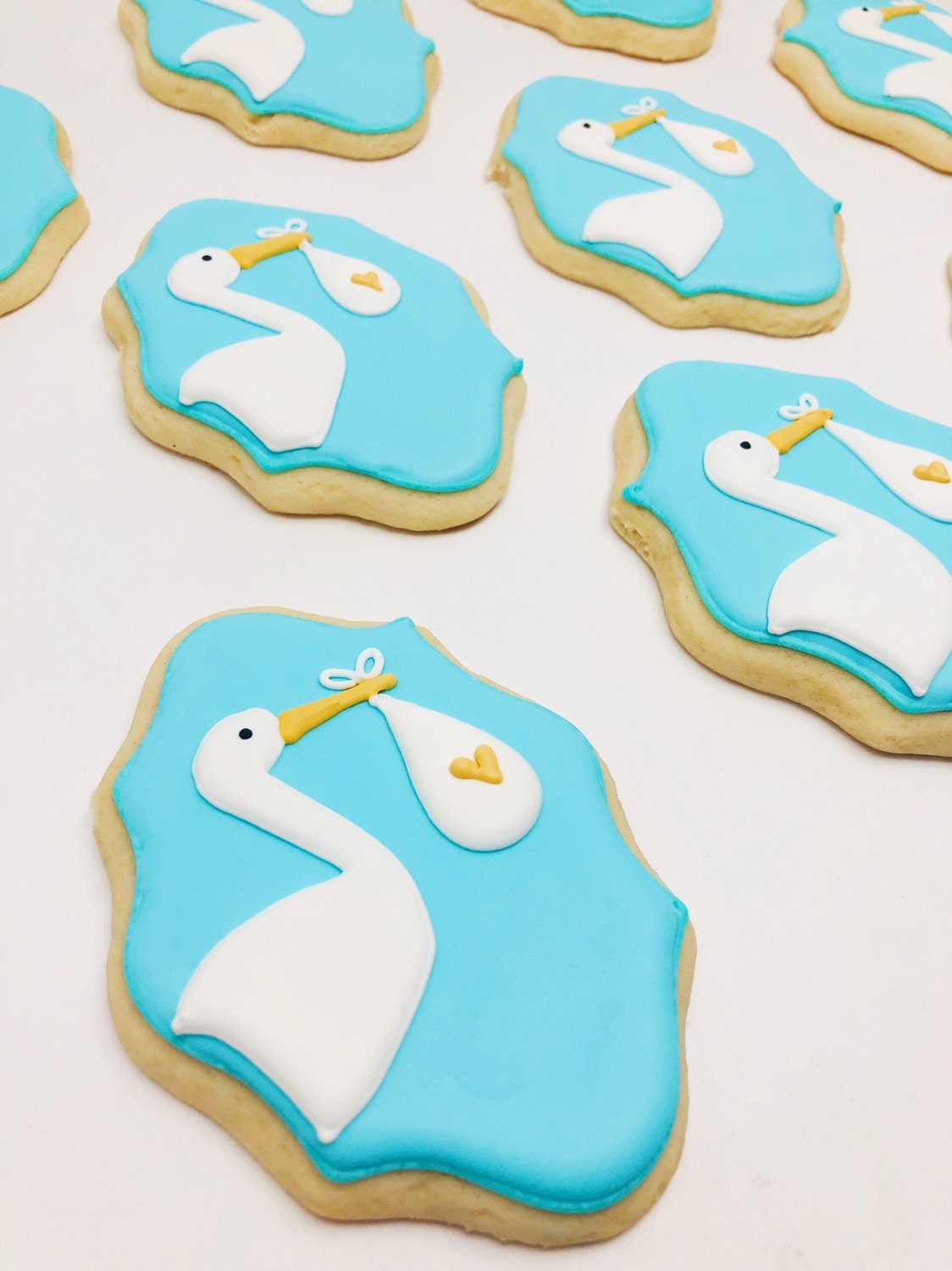 Stork Cookies - Etsy
