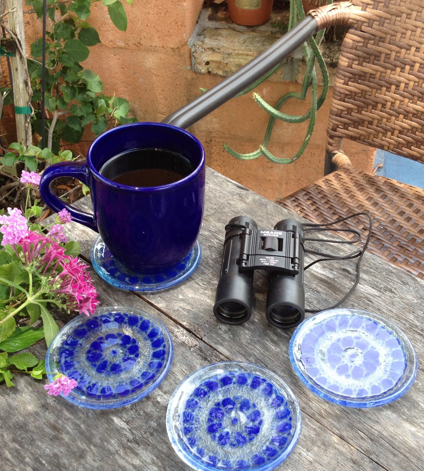 Crop Circle Coaster Set of Four - Etsy