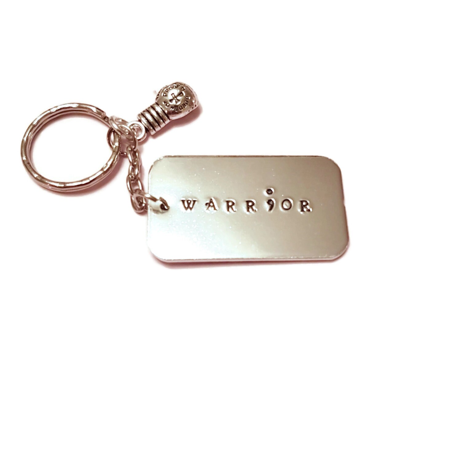 WARRIOR KEYRING MENTAL Awareness Be Strong Keyring Fight Like - Etsy España