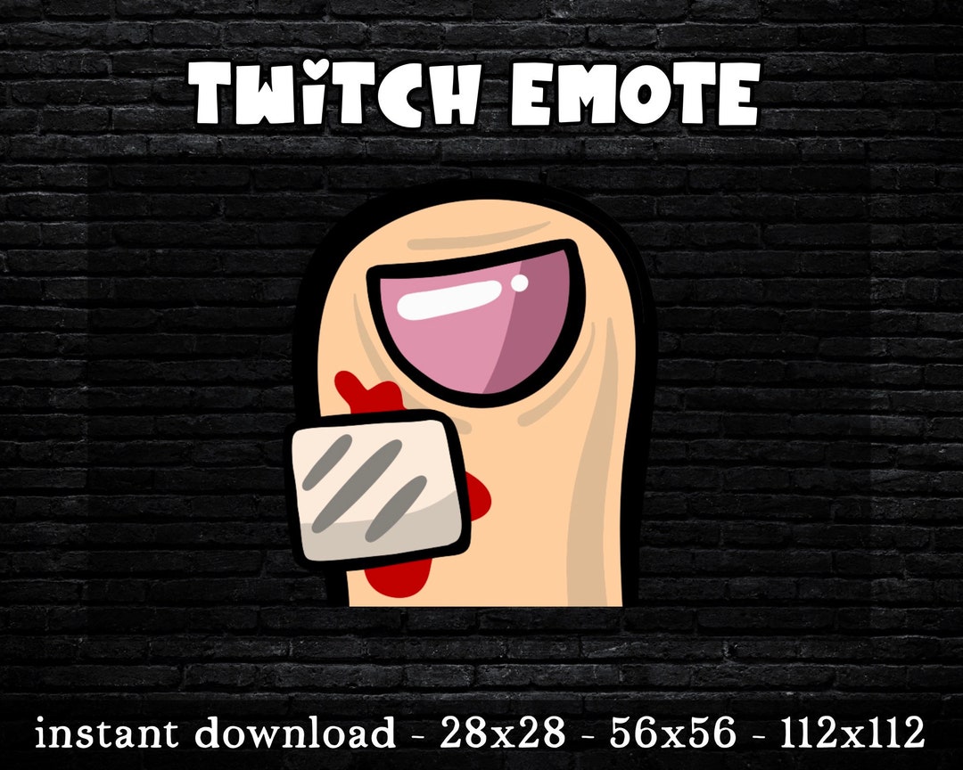 ToenlyFanz Twitch Emote - Twitch Emote - Toe Emote Twitch - Discord ...