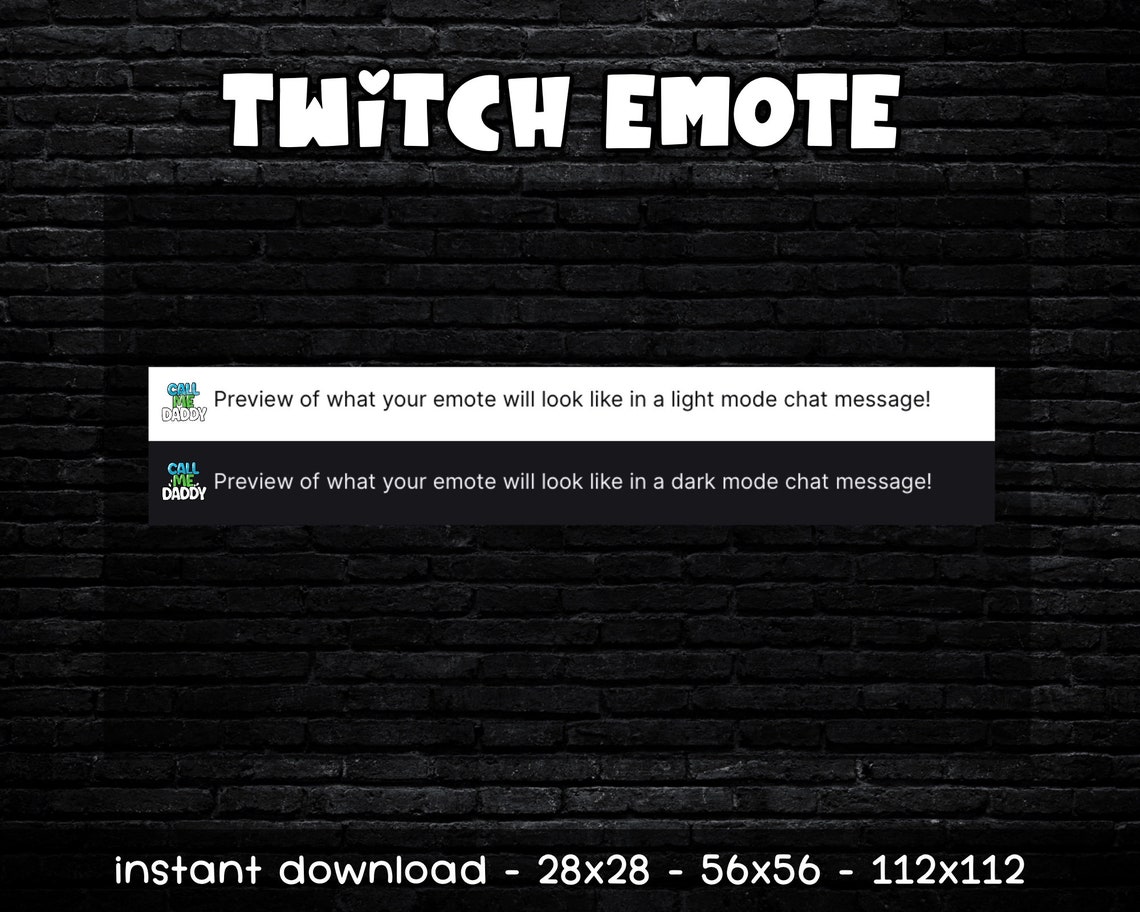 Juicy Daddy Twitch Emote Twitch Animated Emote Twitch Discord Emote - Etsy