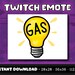 Gaslighting Twitch Emote - Gas Light Twitch Emote - Discord Emote - Etsy