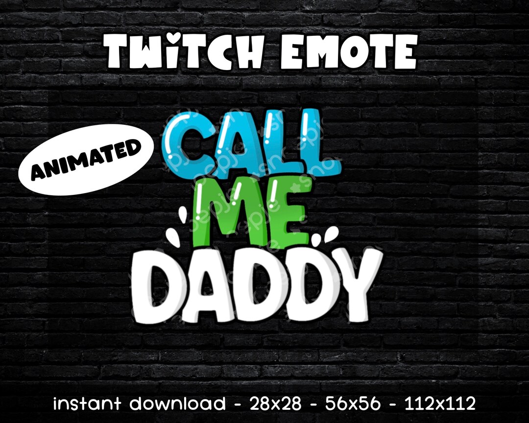 Juicy Daddy Twitch Emote - Twitch Animated - Emote Twitch - Discord ...