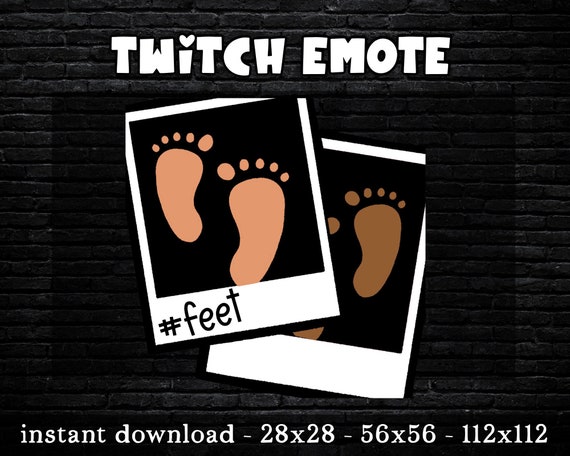 Feet Twitch Emote Funny Twitch Emote Discord Emote - Etsy Australia