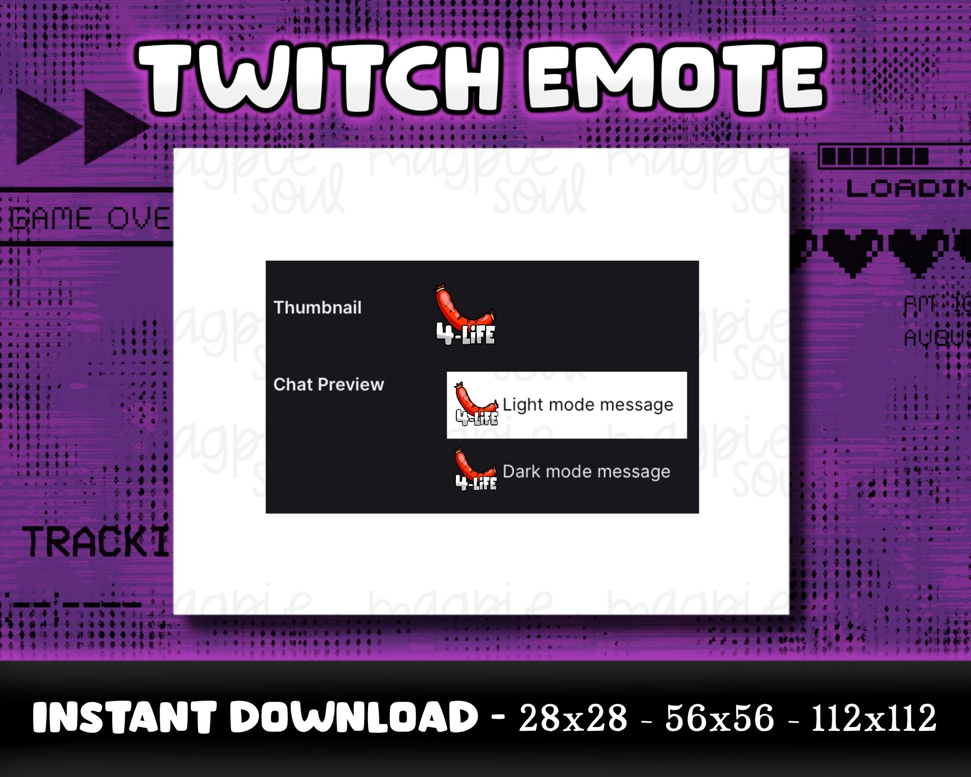 Sausage 4 Life Twitch Emote Twitch Emote Discord Emote - Etsy