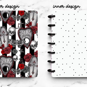 Death Moth Poe Inspired Vampire Goth Laminated Discbound Planner Cover ...