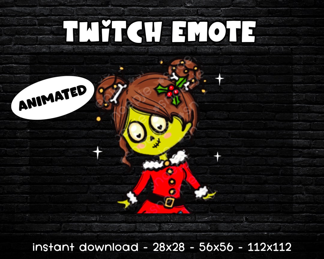 Bouncing Zombie Elf Christmas Twitch Emote Discord Emote Funny Emote - Etsy
