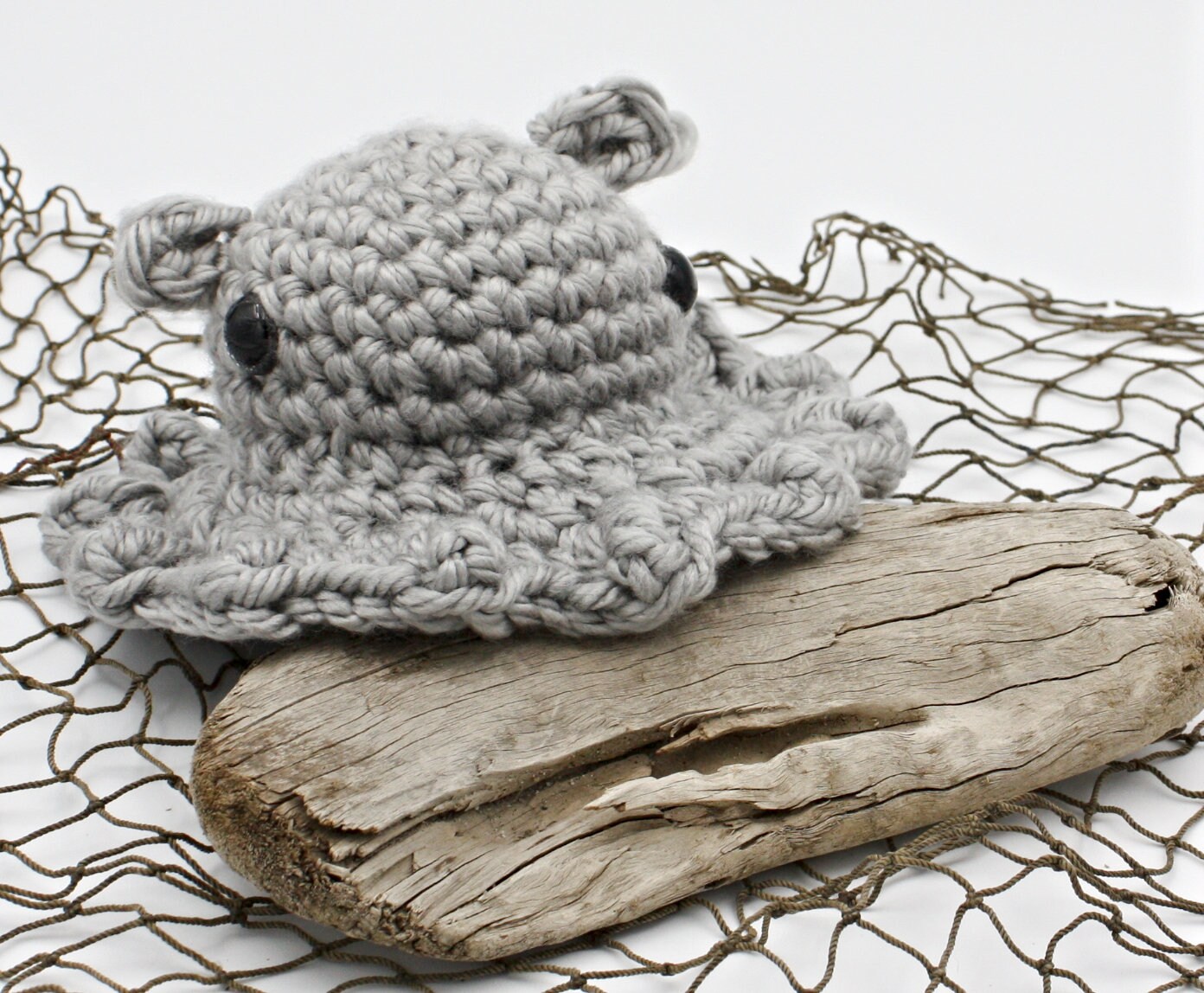 Large Dumbo Octopus Stuffed Animal - Lena the Dumbo Octopus - Grey - Etsy