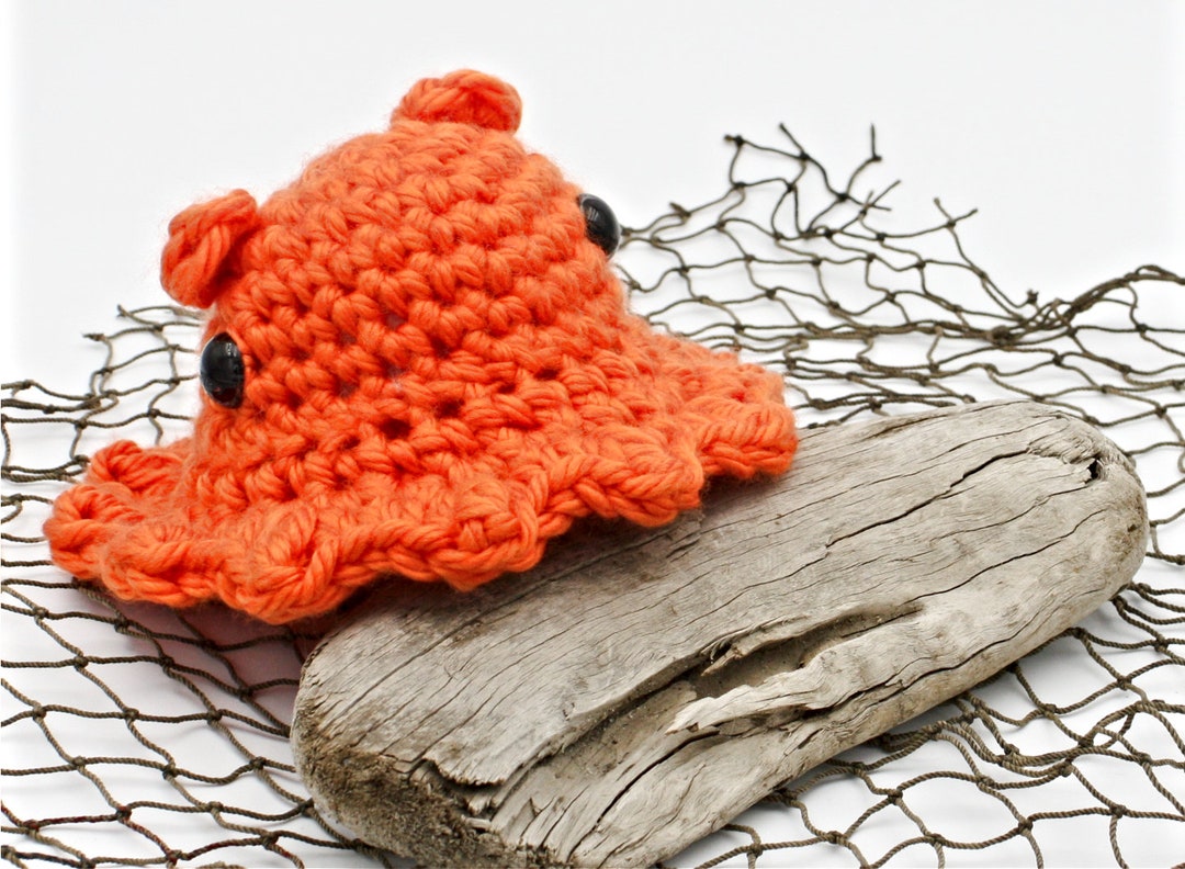 Large Dumbo Octopus Stuffed Animal - Lena the Dumbo Octopus - Orange - Etsy