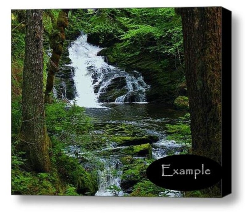 Printable Waterfall Art Print Digital Download Photography Large Wall ...