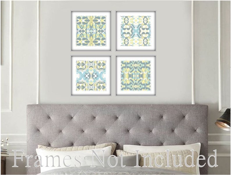 Printable Wall Art Set of 4 Prints Digital Download Art Set of 4 Prints ...