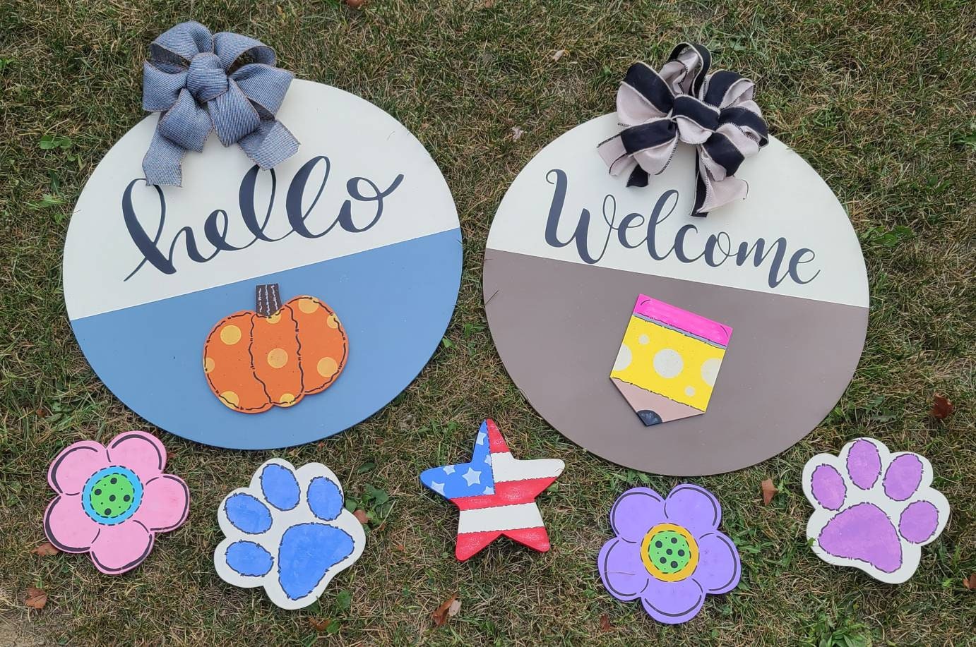 Hello Welcome Sign - Etsy
