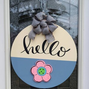 Hello Welcome Sign - Etsy