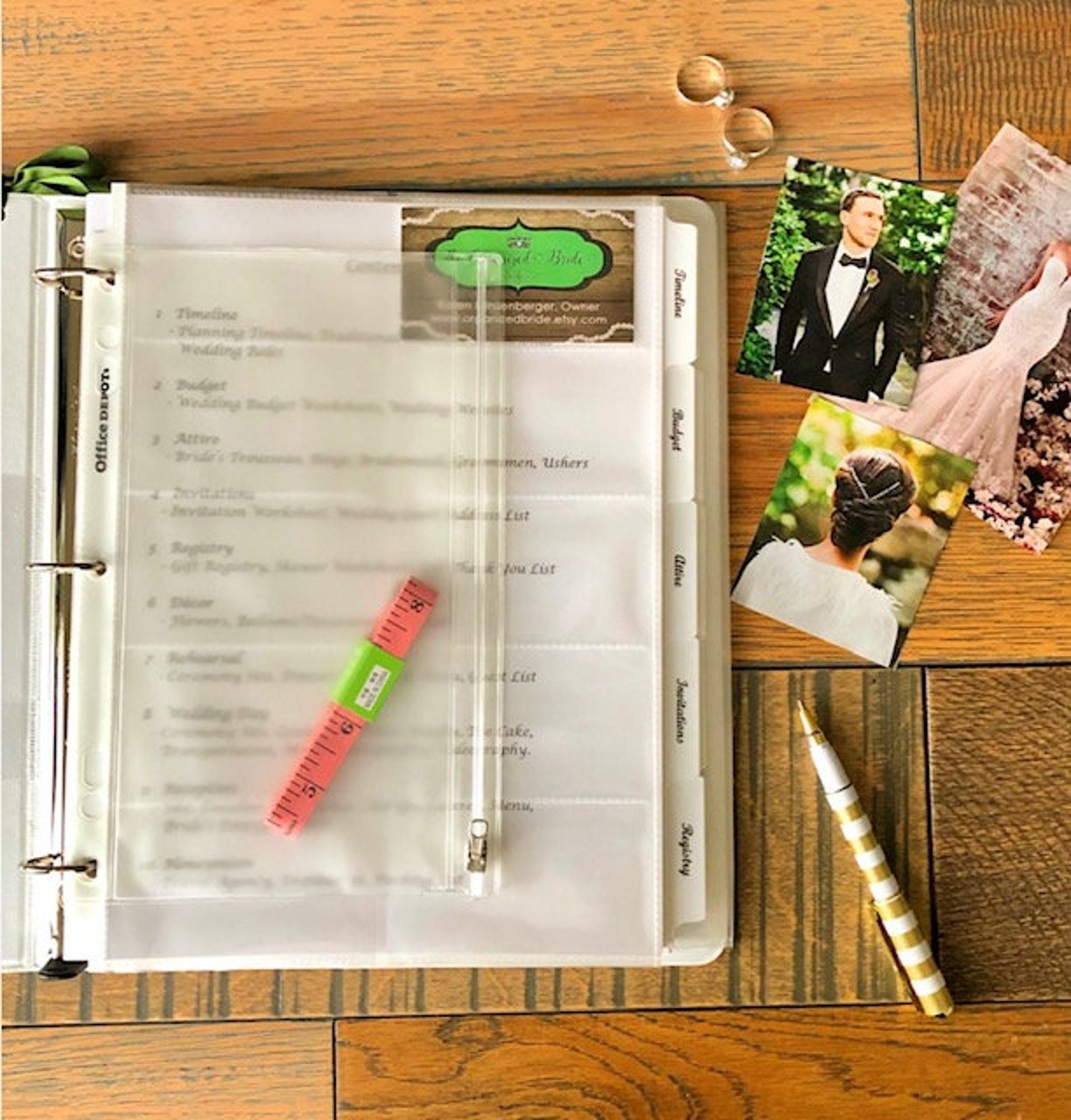 Personalized Wedding Planner Binder DIY Wedding Planner Book | Etsy