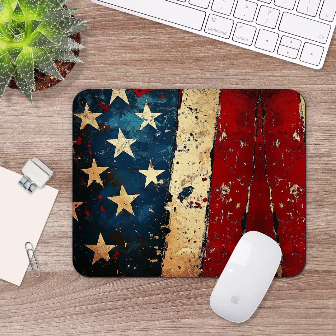 Distressed Freedom Mouse Pad - Etsy