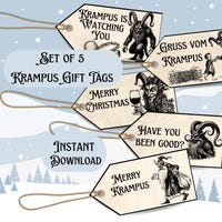 GOTHIC CHRISTMAS Printable Tags - No. 0105 - Etsy Canada