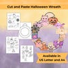 Halloween Monster Craft Kit: Printable Cut and Color Activity (PDF ...