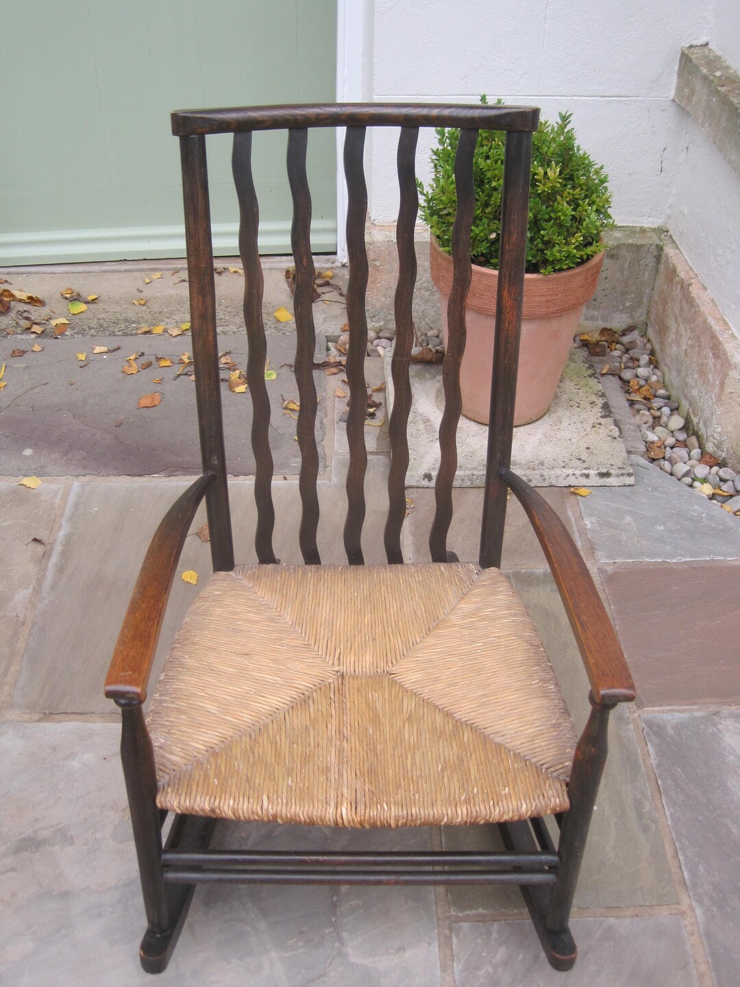 SOLD - 19thc Morris & Co Liberty Arts and Crafts London Lathback ...