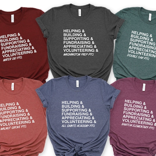 Custom PTO Shirt PTO Squad Shirt Parent Teacher Organization - Etsy