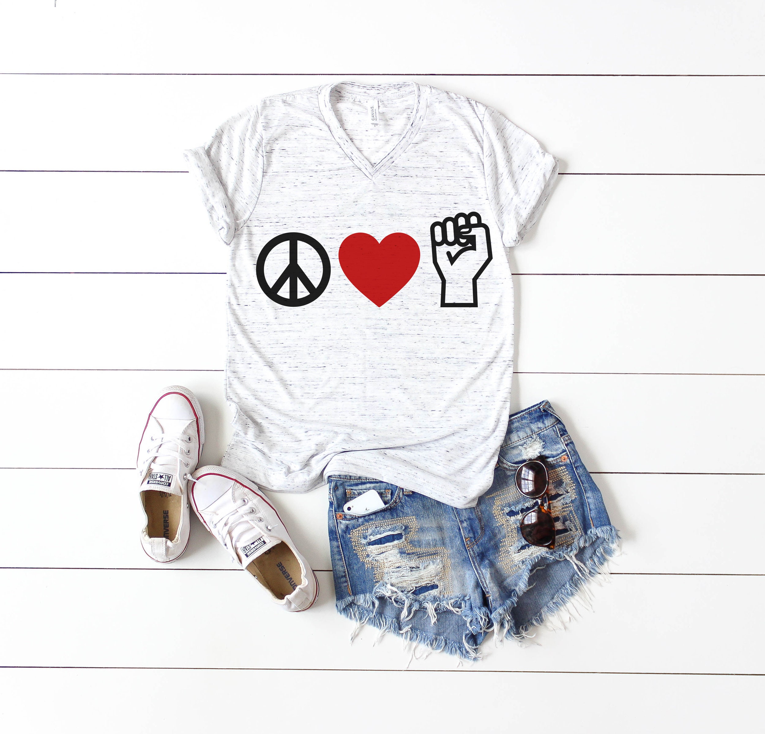 Resist Shirt/ Protest Shirt/ Peace/ Love Equality/ March for | Etsy