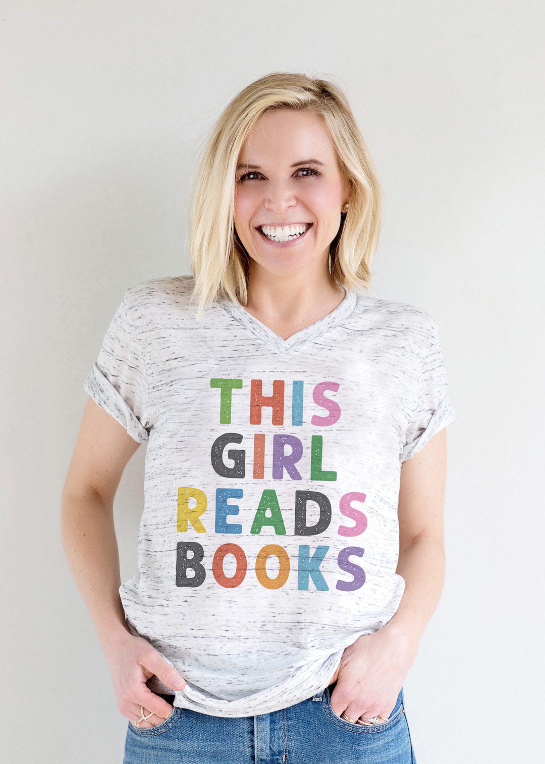Reading Shirt/ Read/ Book/ This Girls Read Books/ This Girl Loves Goods ...
